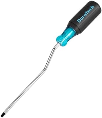 DURATECH Screwdriver, 3/16" Flat Head Screwdriver with Crank-Action ...