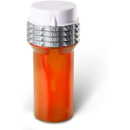 Amazon.com: Safe Rx Locking Pill Bottle | Combination Lock | Prevent ...