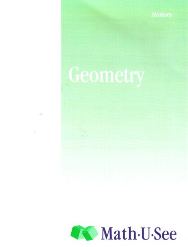 Geometry (Math U See, Honors): Miriam Homer: Amazon.com: Books