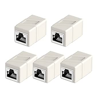 Amazon.com: RJ45 Coupler, 5 Pack Ethernet Adapters Female to Female ...