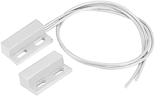 Guuzi 3pcs Surface Mount Wired Door Sensor Alarm Magnetic Reed Switch ...