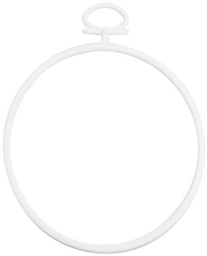 Janlynn 21-0305 Round Just-A-Frame, 3-3/4-Inch, White, 2-Pack : Amazon ...