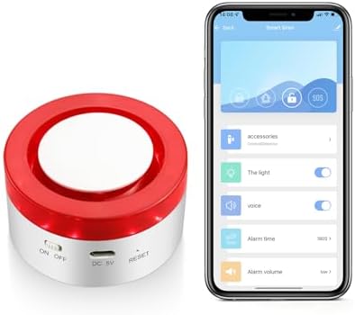 Amazon.com: WiFi Siren Alarm: Smart Home Alarm, Wireless Burglar Alarm ...