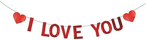 Amazon.com: CODE FLORIST I LOVE YOU Banner,Valentine's Day Proposal ...