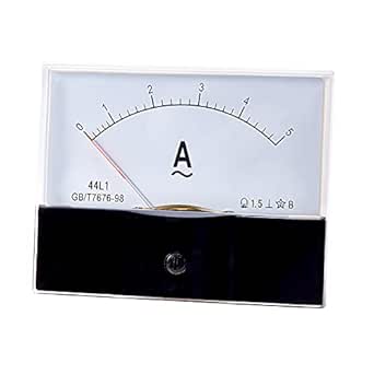 Heyiarbeit 44L1 AC Analog Current Panel 0-5A Amp Ammeter Gauge Meter ...