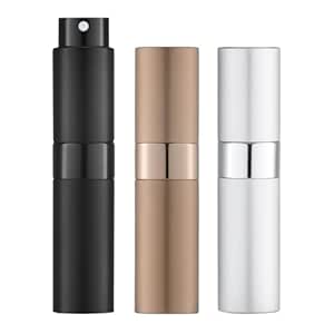 Amazon.com: LISAPACK 8ML Atomizer Perfume Spray Bottle for Travel (3 PCS) Empty Cologne ...