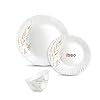 Treo by Milton Opalware Aurelia Selene Dinner Set of 6 | Serving for 2 ...