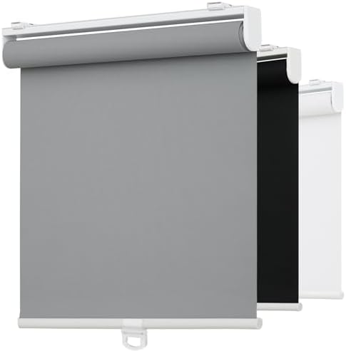 Amazon.com: AYZOT Cordless 5% Openness View Roller Shades for Indoor ...