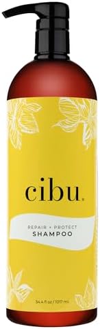 Amazon.com : CIBU Repair + Protect Shampoo 30086 Restores Damaged Hair ...