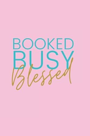 Amazon.com: Booked Busy Blessed: A Journal for the Young, Black, and ...