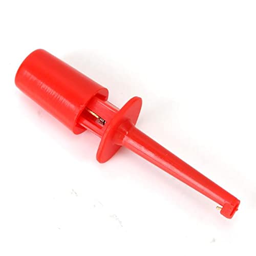 Royal 10 x Mini Test Hook Probe Spring Clip for PCB SMD IC Red : Amazon ...
