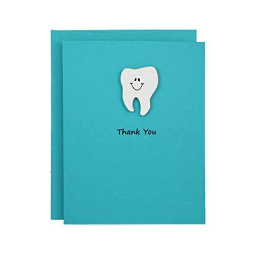 Amazon.com: Handmade Tooth Thank You Card with Matching Envelope ...