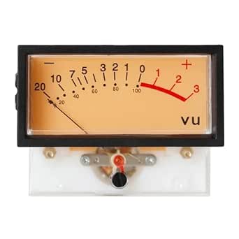 Amazon.com: Audio-Device VU-Ammeter DB-Meter with Lamp Power Discharge ...