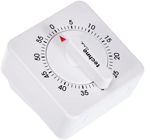 Technotrade Technoline KZW-Analogue Kitchen Timer, White : Amazon.co.uk ...