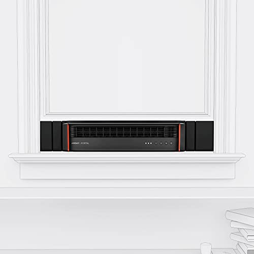 Sharper Image PORTAL Window Fan with 3 Speeds, Reversible Exhaust Mode ...