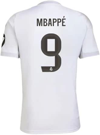 Amazon.com: Mbappe Madrid Jersey Player Version #9 Home 25-26 Men - UCL ...