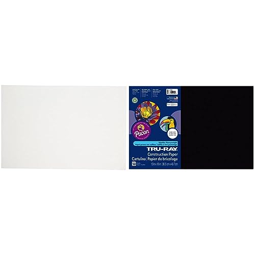 Amazon.com: Sax - 206312 Sulphite Drawing Paper, 90 lb, 12 x 18 Inches ...