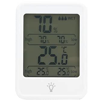 Digital Hygrometer, Practical LCD Display Battery Operated Humidity ...