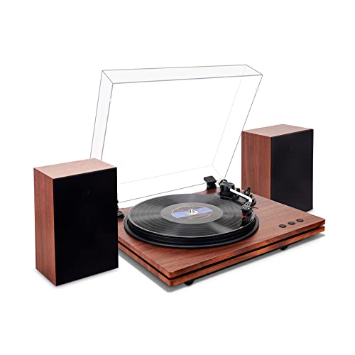 Retrolife Stereo Bluetooth Turntable System With External