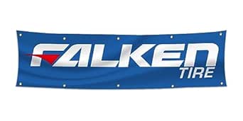 Falken Tire Flag Banner 2x8Ft Tapestry for Shop Garage Man Cave Decor ...