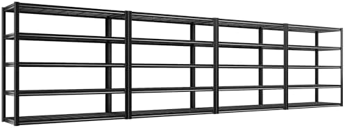 Amazon.com: REIBII 48.2''W Garage Shelving Heavy Duty Metal Shelving ...