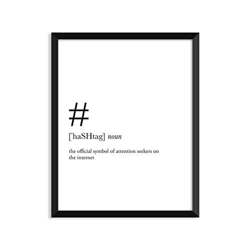 Amazon.com: Hashtag definition - Unframed art print poster or greeting ...