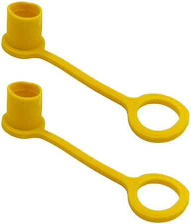 Amazon.com : MENSI 3/4" Soft PVC Dust Free Yellow Protection Cap, Dual ...