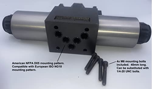 Hydraulic Electrical Solenoid Control Valve D05 (NG10) 31 GPM 4560 psi ...