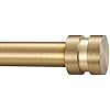 Amazon.com: 12-20 inch Short Adjustable Warm Gold Curtain Rods,1 inch ...