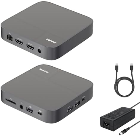 Amazon.com: 8K USB C Docking Station Dual Monitor 2 Hdmi with 130W ...