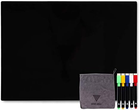 Amazon.com : Black Dry Erase Board for Fridge - Engineered for Stylish ...