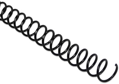 RAYSON Spiral Binding Coils, 80 Sheets, 3:1 Pitch, 12.7 mm, Black, A4 ...