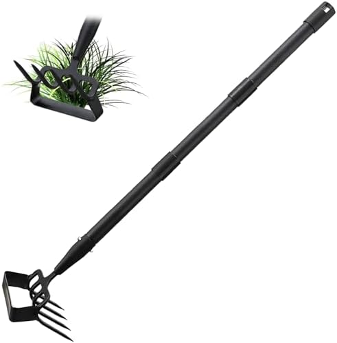 Amazon.com : INFLATION Stirrup Hand Hula Hoe Heavy Duty Metal Gardening ...