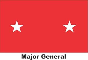 Amazon.com : Major General Officers Flags - US Army 2-Star 3'x5' Flag ...