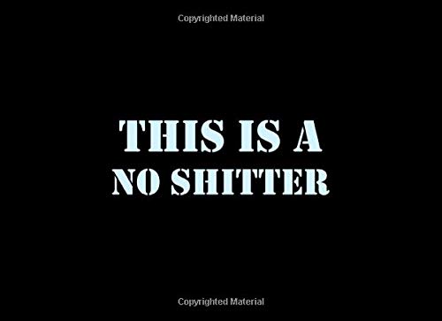 This Is A No Shitter: Bathroom Guest Book | Hilarious Books For Adults ...