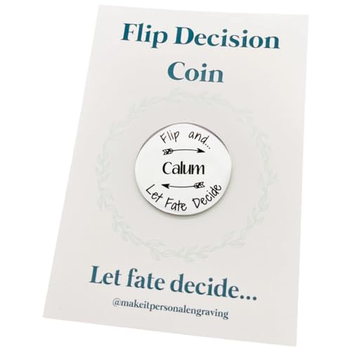 Flip Decision Coin, Couples Decision Coin, Flip Coin, Funny Anniversary ...