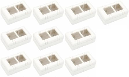 Switchboard Surface Enclosure, 4 Module, Glossy Premium, Brass Nuts ...