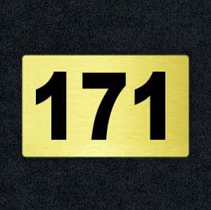 Number Plate 171 Room, Hotel, Hospital, Lodge,Apartment, Flat,Door No ...