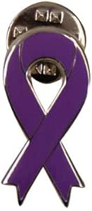 Amazon.com: Purple Awareness Pin : Clothing, Shoes & Jewelry