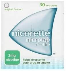 Nicorette Nicotine Original Microtabs 2mg - 30 Tabs : Amazon.co.uk ...