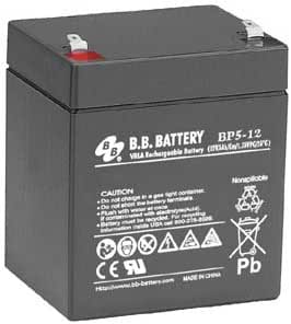 Amazon.com: 12V 5Ah Battery T1 Terminal, BP5-12-T1 : Electronics