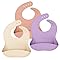 Amazon.com: Cuddle Campus Set of 3 Silicone Bibs for Babies & Toddlers ...