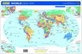 Philip's World Desk Map: Various: 9780540091546: Amazon.com: Books