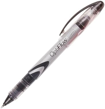 Amazon.com: Staples OptiFlow Rollerball Pens, Fine Point, Black, 1 ...