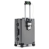 ・ブランド:Iuseike・製造元:Iuseike・モデル:Iuseike 85489・製造元/メーカー部品番号:Iuseike 85489・【充電＆収納の多機能デザイン】USB充電ポートとカップホルダーを内蔵したスーツケース。移動中もスマ...