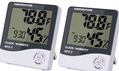 HTC-1 Indoor Digital Humidity Meter Hygrometer Thermometer with Large ...