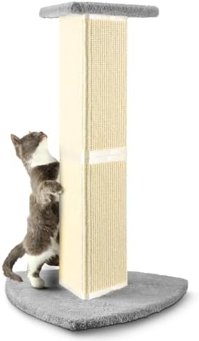 Amazon.com : Ewenono Cat Scratching Post 26 inch Cat Scratcher with ...
