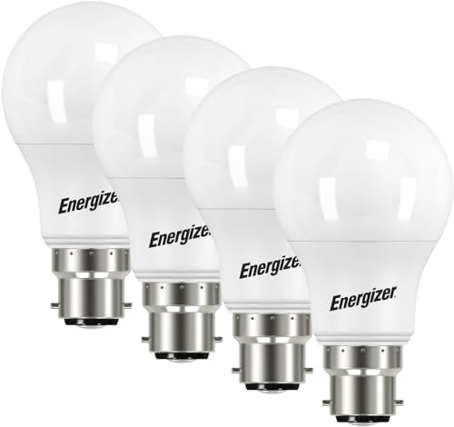 B22 Bayonet LED Bulb, Daylight 6500K, 60W 60 Watts Equivalent, 8.5W B22 ...