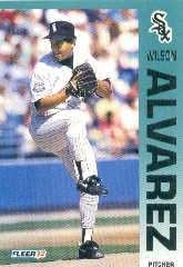 Amazon.com: 1992 Fleer Baseball Card #74 Wilson Alvarez : Collectibles ...