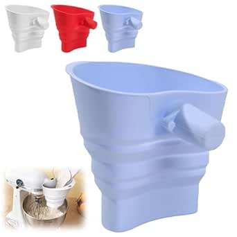 Amazon.com: Flour Funnel for Mixer, Silicone Baking Funnel with Wide ...